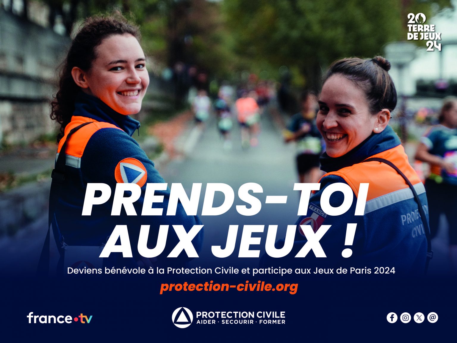 Campagne de recrutement de bénévoles pour les Jeux de Paris 2024 : La Protec' s’affiche en grand